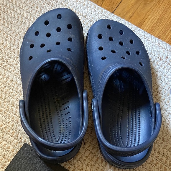 CROCS | Shoes | Crocs Kids Navy Blue Sandals | Poshmark